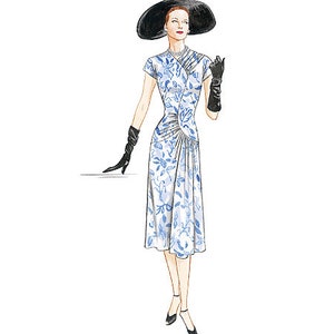 Vogue Sewing Pattern V2787 - Misses' Shaped Bodice Dress - 40's Dress ...