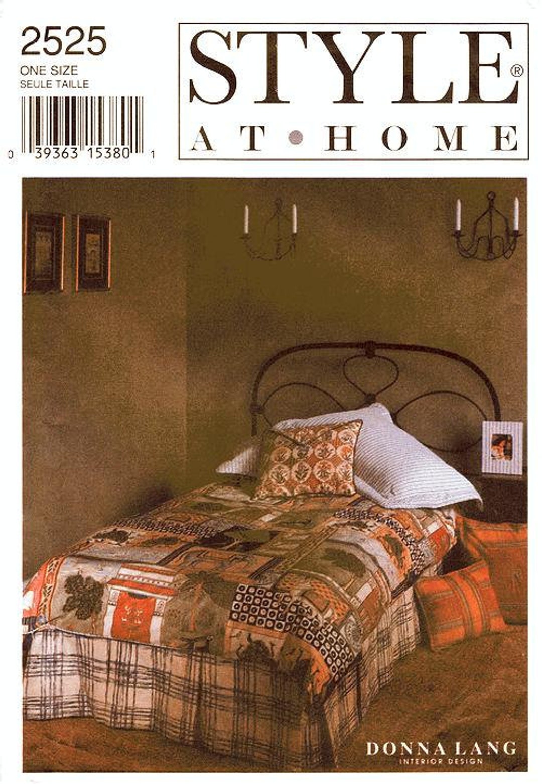 Duvet Cover Sewing Pattern: Bed Skirt, Pillows & Shams - Style 2525 - Etsy