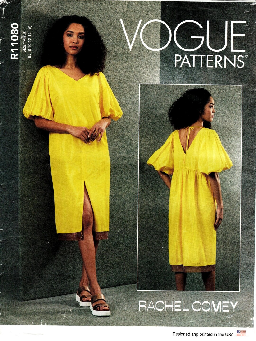 Sz 8/10/12/14/16 Vogue Pattern R11080 by RACHEL COMEY Misses' Very ...