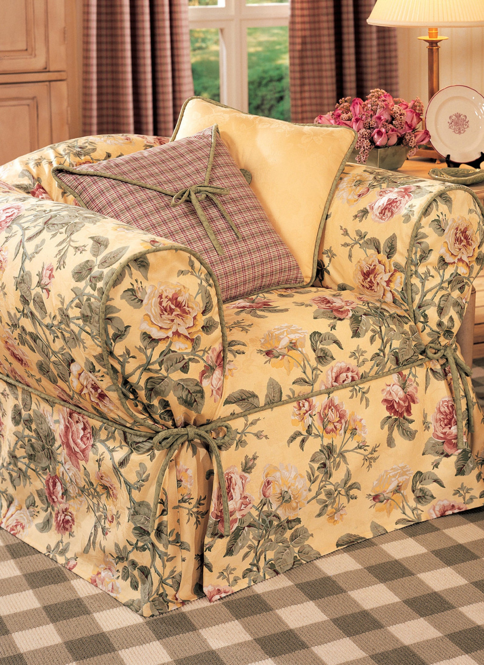 Butterick Home Decor Pattern 3877 Sofa, Chair and Ottoman Slipcovers ...