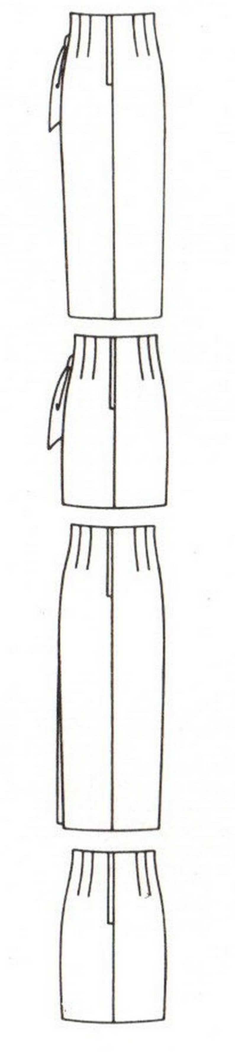 New Look Skirt Pattern 6045: Misses' Sizes 8-18 - Etsy UK