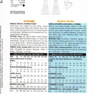 Butterick Sewing Pattern 6408 - Misses' Dropped Waist Evening Dress and ...