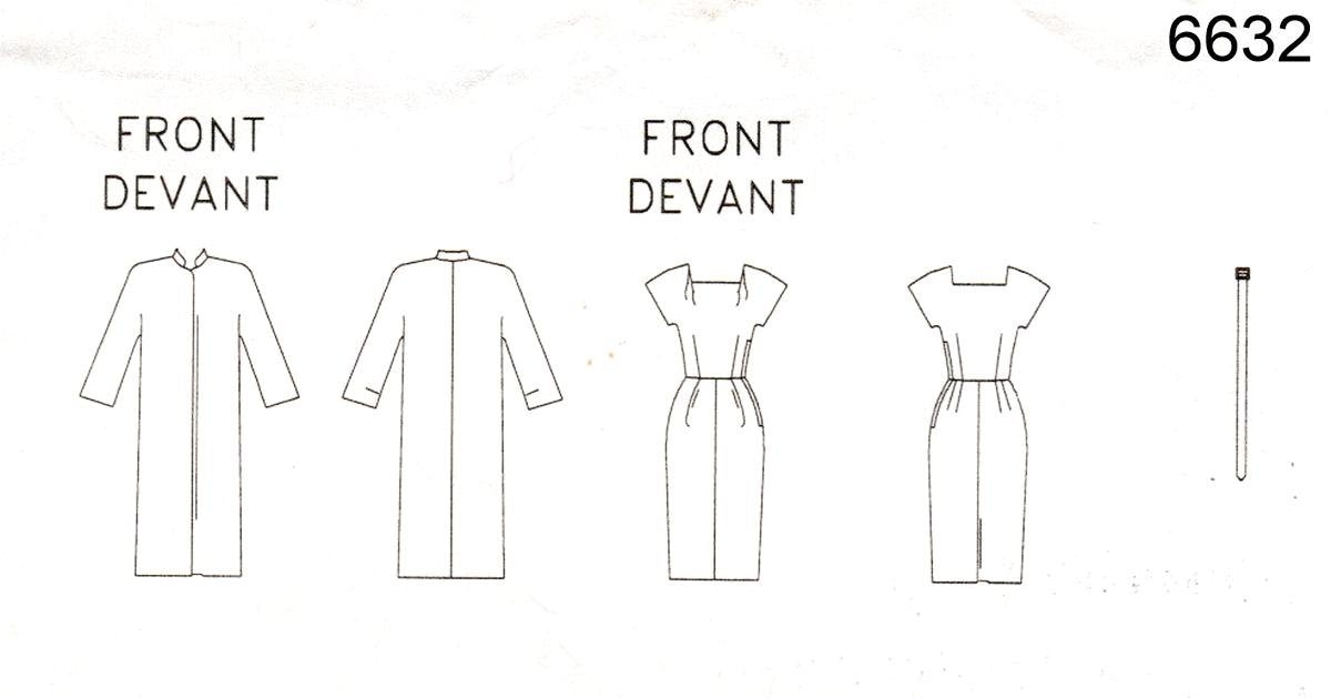 Sz 6/8/10 Butterick Retro Pattern 6632 1956 Vintage Style - Etsy
