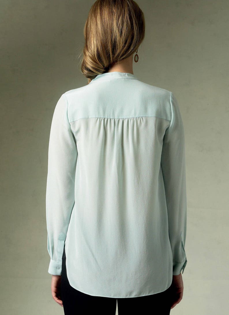 Vogue V1387 Top Pattern: Rebecca Taylor Pleated Surplice Misses' Sewing ...