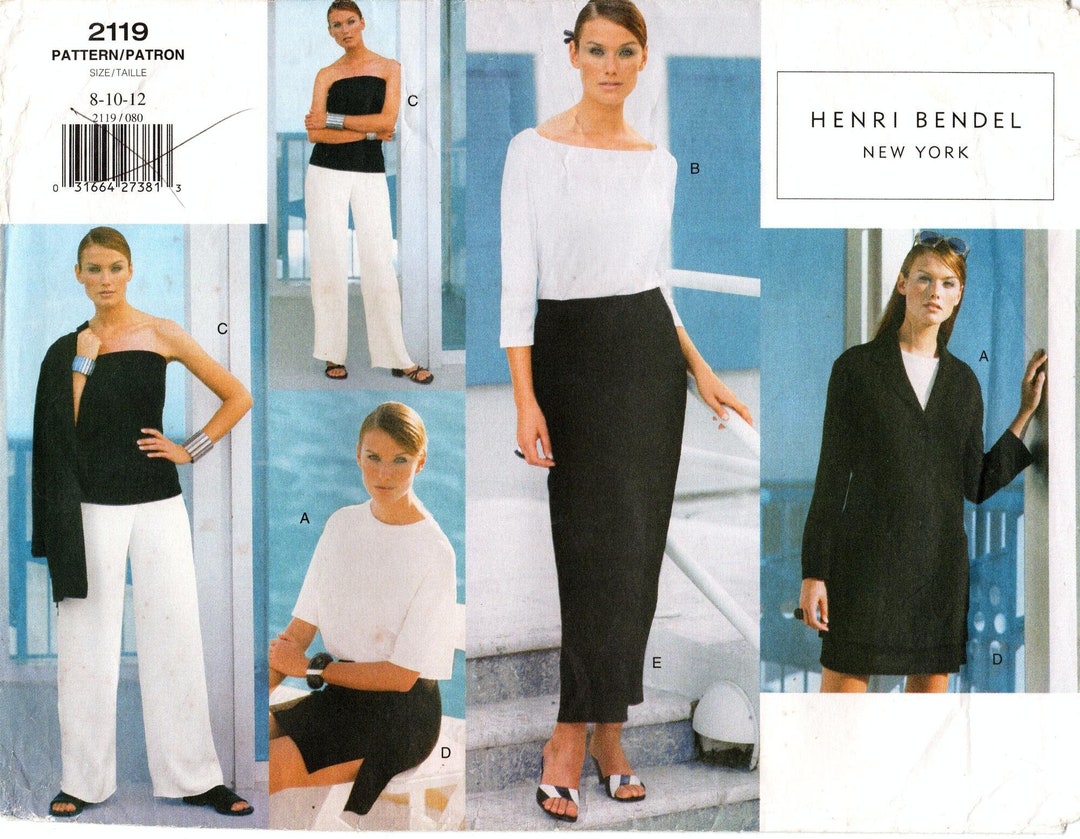 Sz 8/10/12 - Vogue Separates Pattern 2119 by HENRI BENDEL - Misses ...