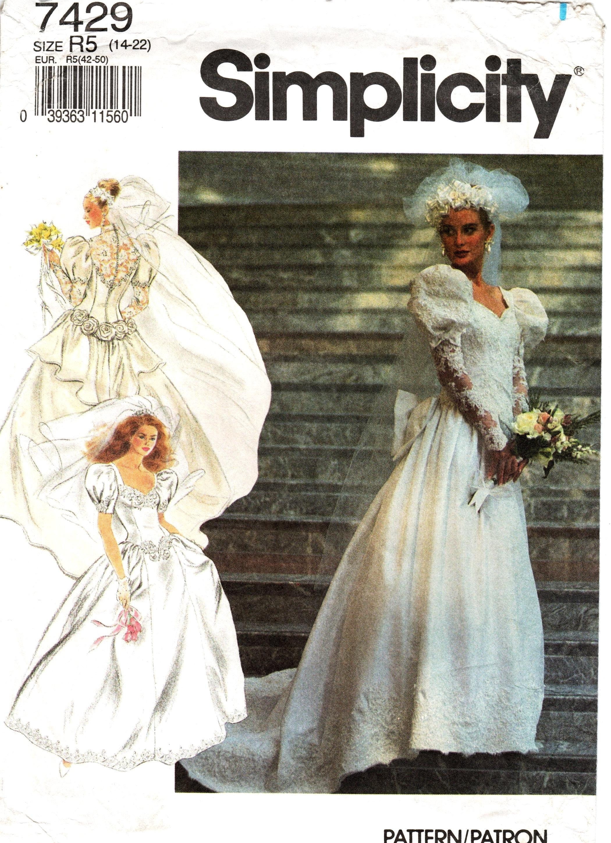 Sz 14/16/18/20/22 Simplicity Dress Pattern 7429 - Etsy