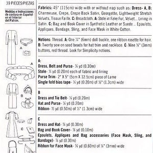 Simplicity Sewing Pattern 9773 - Courageous Forties Doll Clothes ...