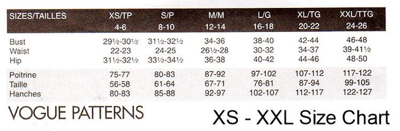 Pick Your Size Vogue Separates Pattern V9366/R10106 by - Etsy