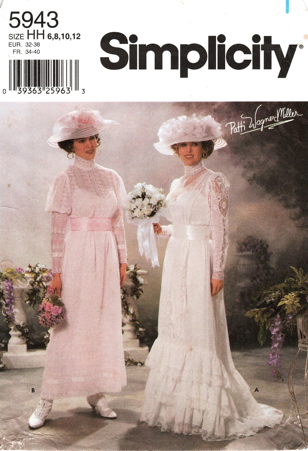 Simplicity Pattern 5943 by PATTI WAGNER MILLER - Misses' Edwardian Lace ...