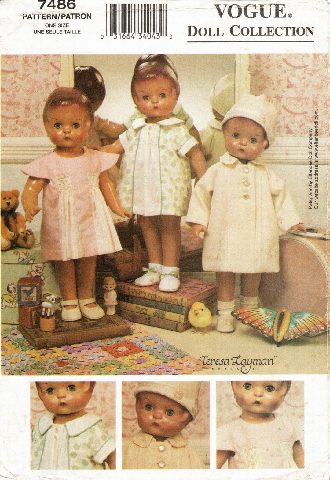Vogue Doll Clothes Pattern: Fits 18" American Girl Dolls - Etsy