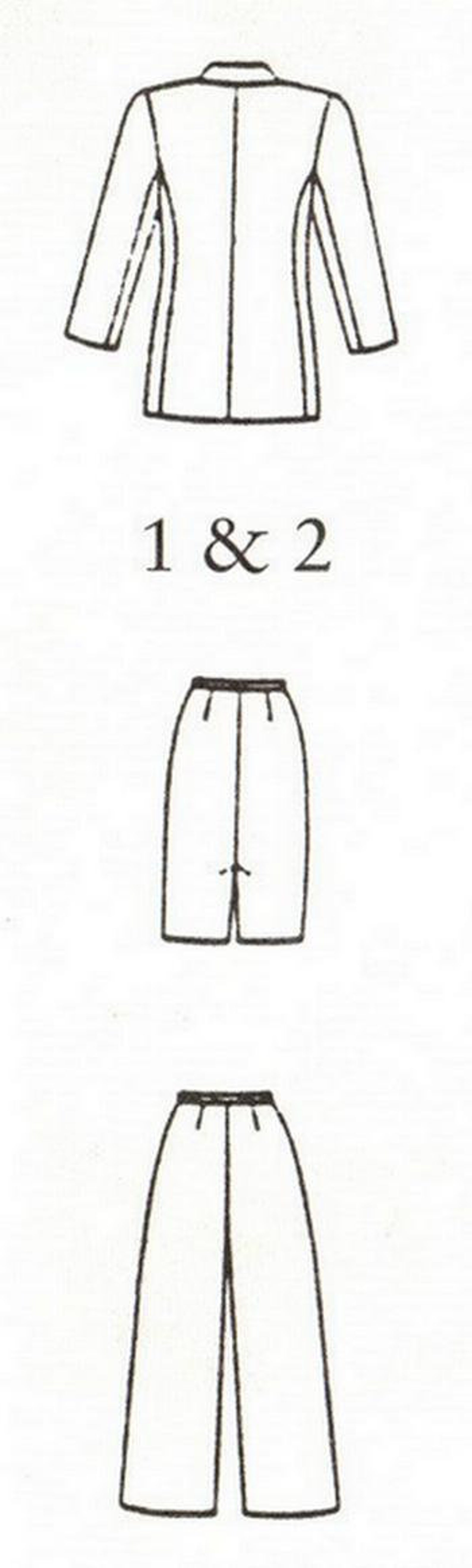 Sz 8 Thru 18 New Look 6203 Misses' Front Buttoned, Princess Seam, Below ...