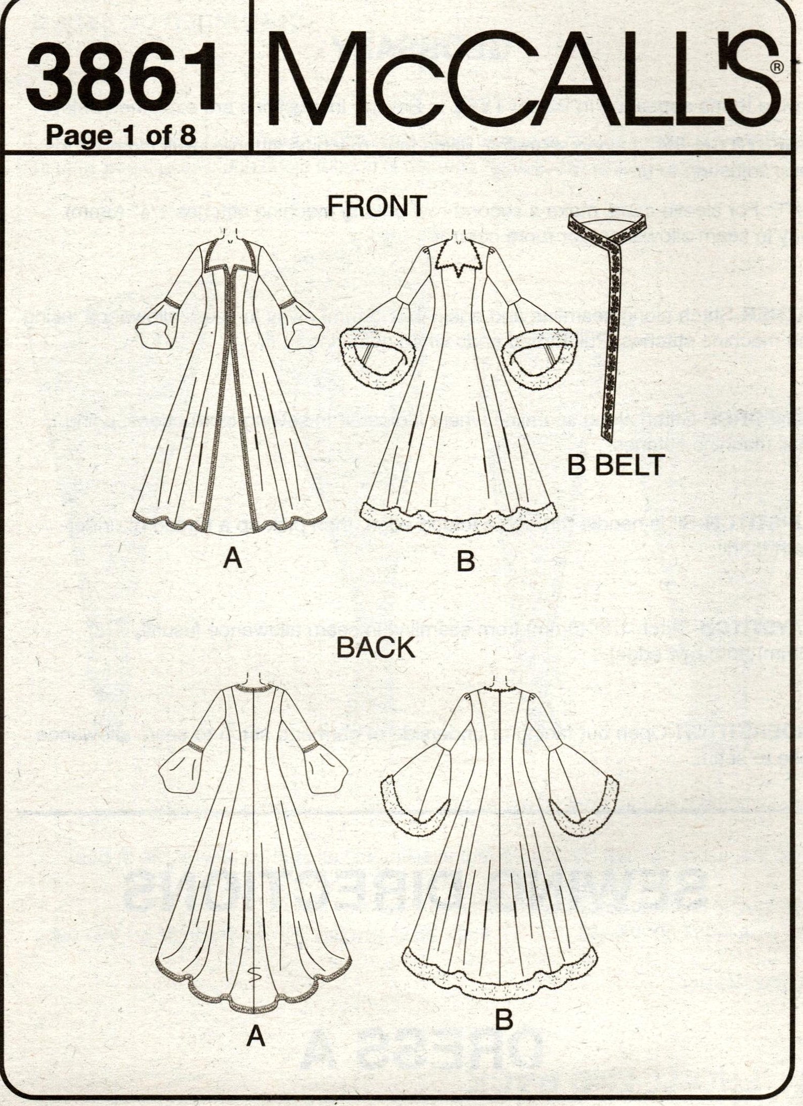 Sz 8/10/12/14 Mccall's Bridal Pattern 3961 by ALICYN - Etsy