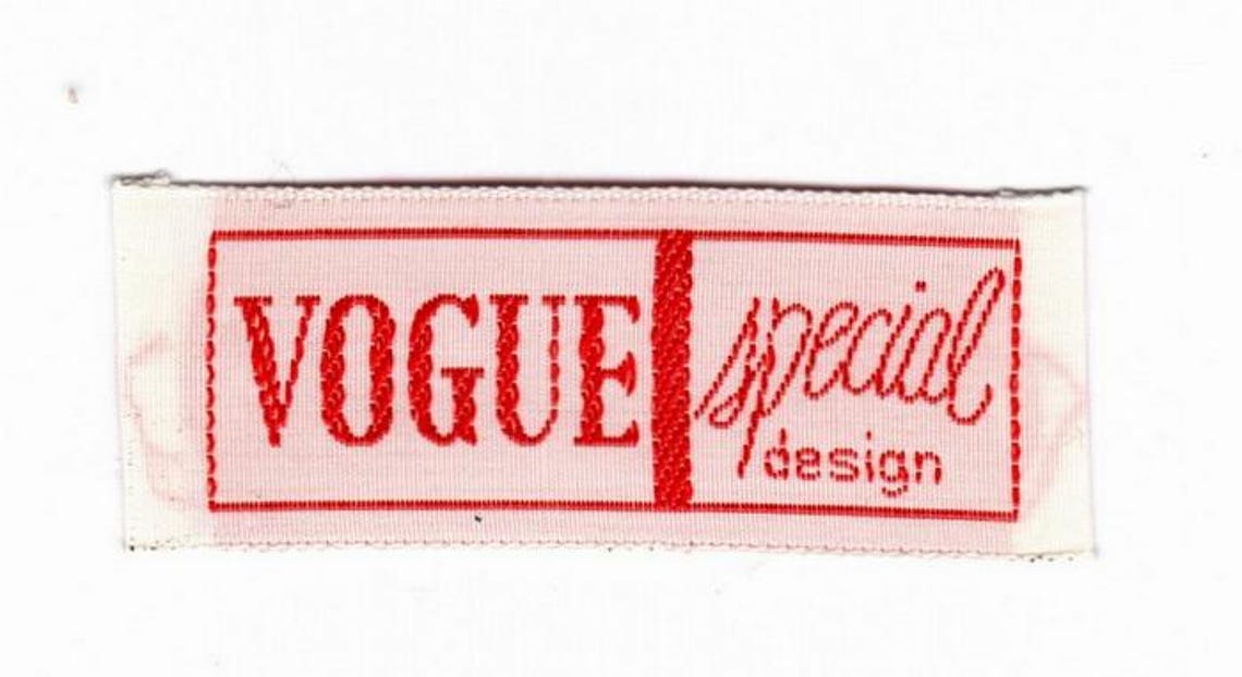 Vogue Patterns Garment Sew-in Labels - VPO, VCD, VSD - U-pick What You ...
