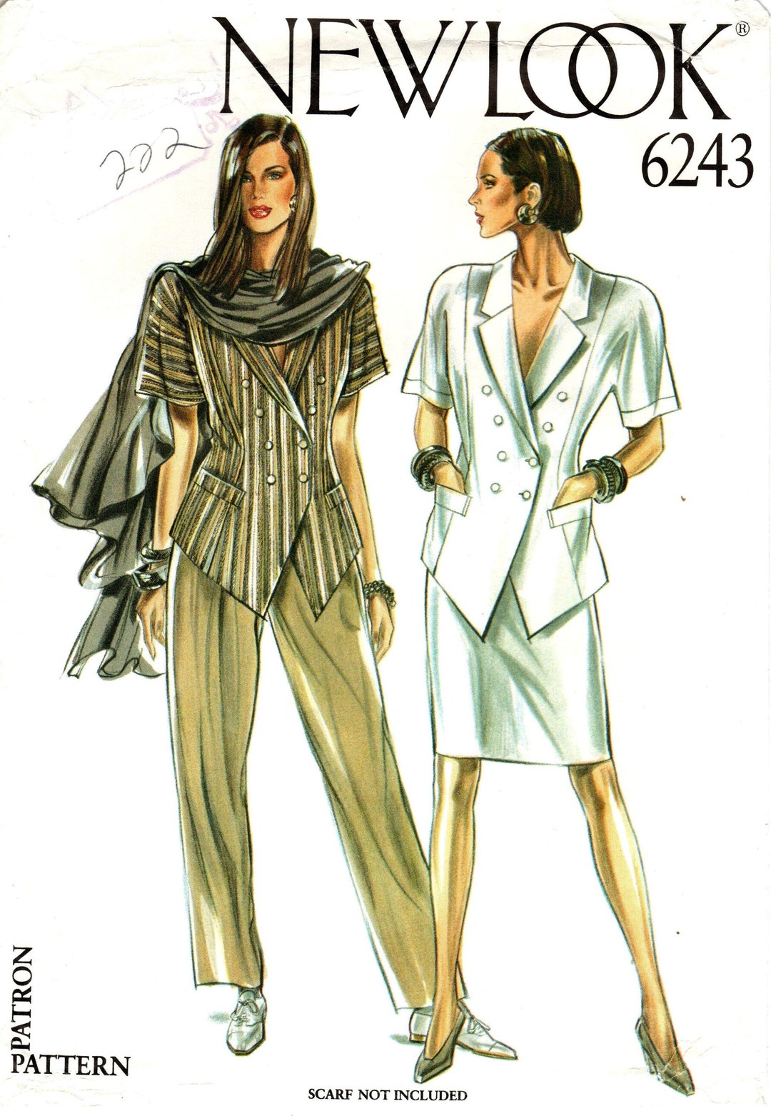 Sz 8 Thru 18 - New Look Pattern 6243 - Misses' Princess Seam. Double ...