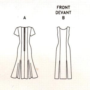 Sz 8/10/12 Vogue Sewing Pattern 8651 Misses' Close-fitting Flared or ...