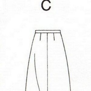 Sz 6 Thru 16 - New Look 6280 - Misses' Above Knee or Calf Length Skirts ...