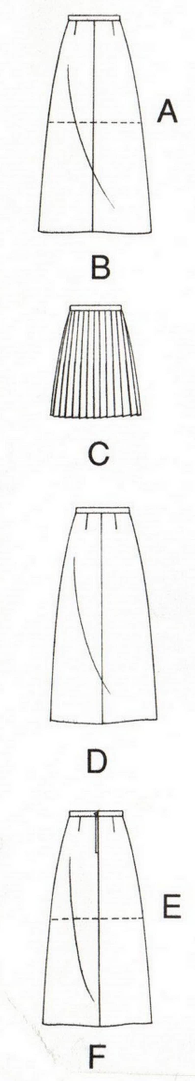 Sz 6 Thru 16 New Look 6280 Misses' Above Knee or Calf - Etsy