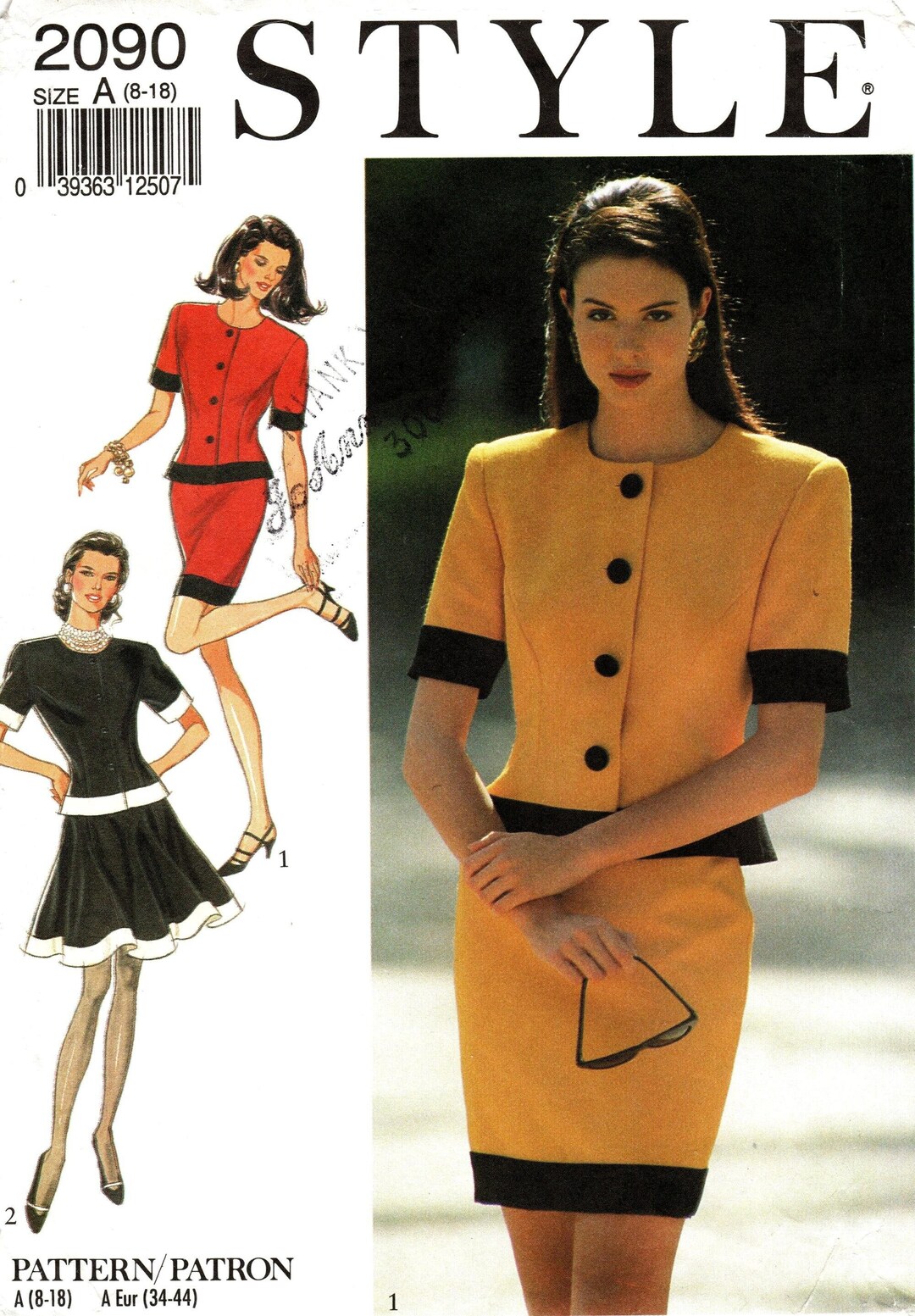 Sz 8 Thru 18 Style Pattern 2090 Misses' Fitted Short - Etsy