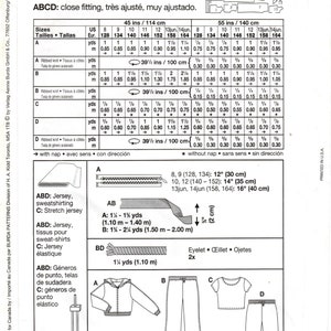 Burda Sewing Pattern 9745 - Girls' Sportswear Coordinates - Hooded ...