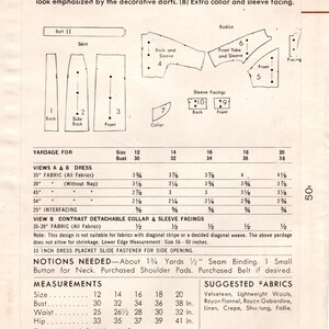 Pick A Size Vintage 50s Dress Pattern Butterick 6671 - Etsy