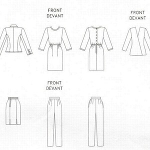 Vogue Pattern 1721 by OSCAR De La RENTA - Misses' Lined Jacket, Dress ...