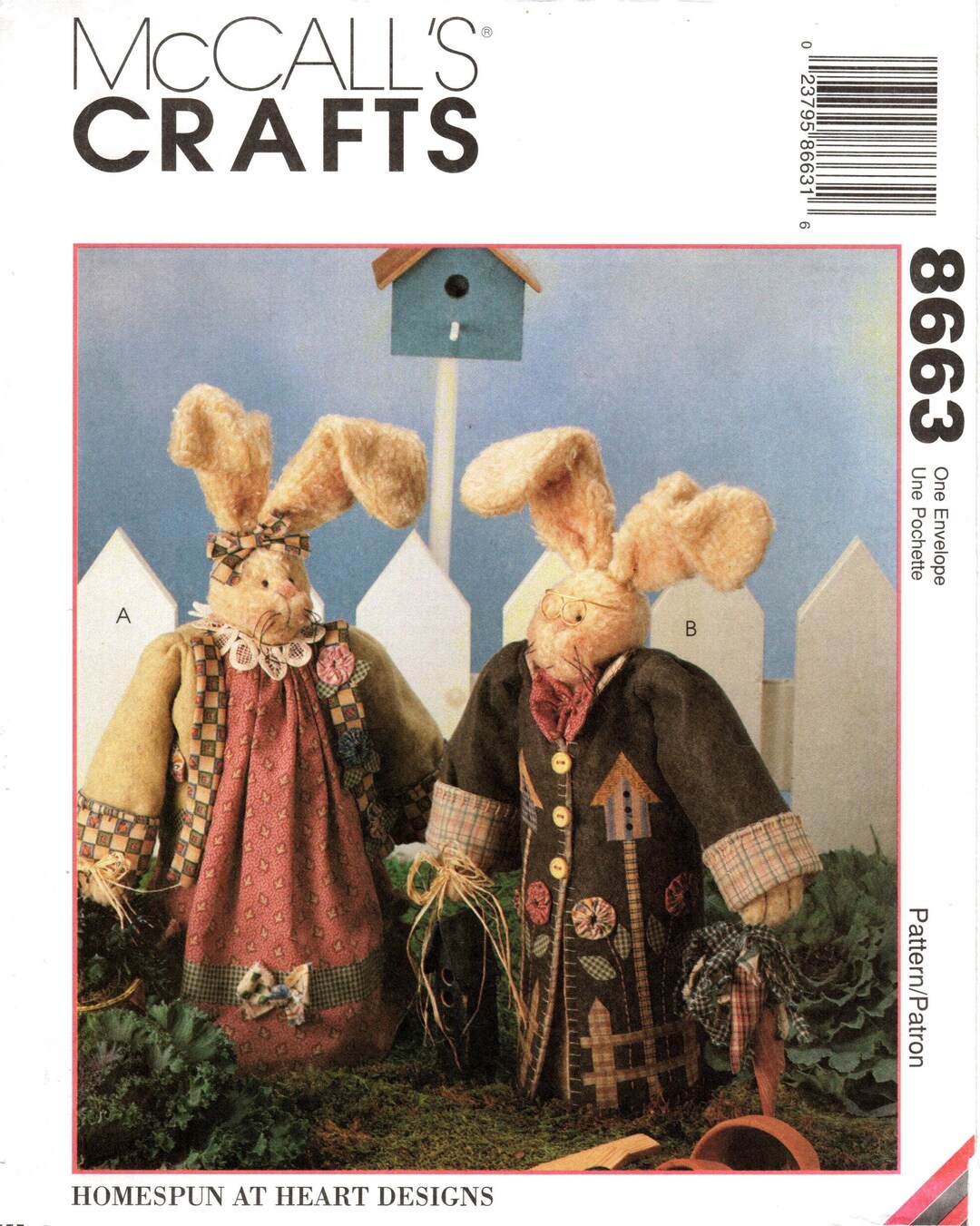 Mccall's Crafts Pattern 8663 by Homespun at Heart Designs - Sweet Basil ...