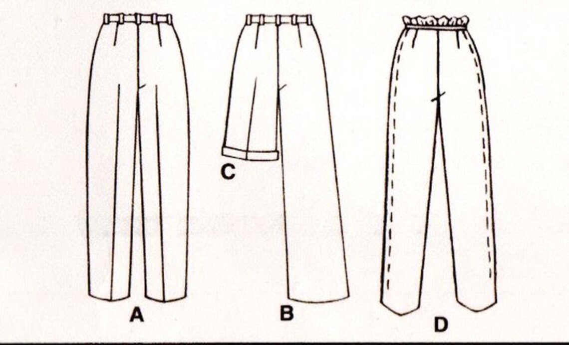 Pick Your Size Mccall's Pants Pattern 2953 by PALMER | Etsy