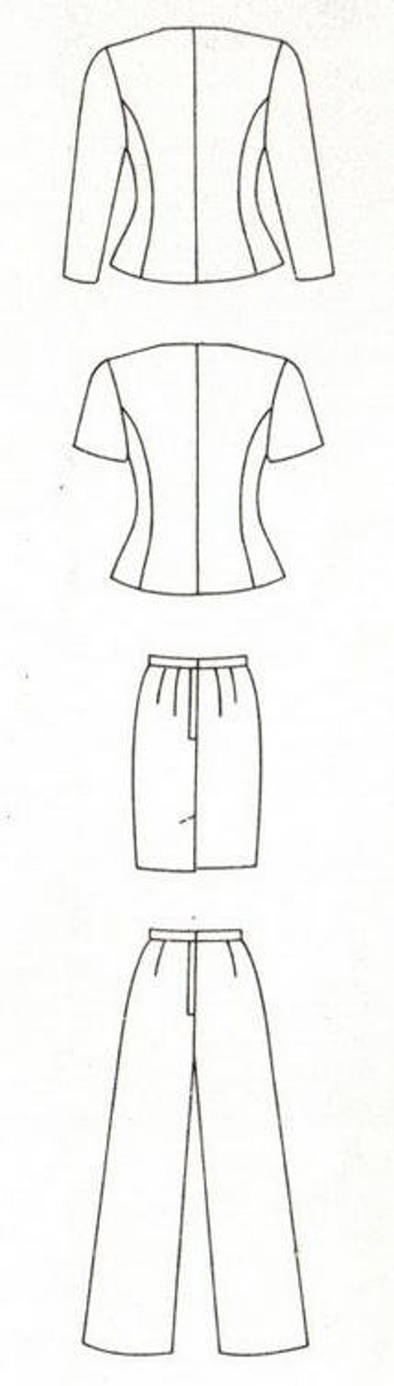 Sz 8 Thru 18 New Look 6160 Misses' Front Buttoned - Etsy