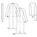 U-PICK Sz Vogue Pattern V8866 Misses' Lined, Belted Peplum Jacket ...