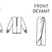 Vogue 2509 Bill Blass Sewing Pattern: Misses' Top & Pleated Overlay ...
