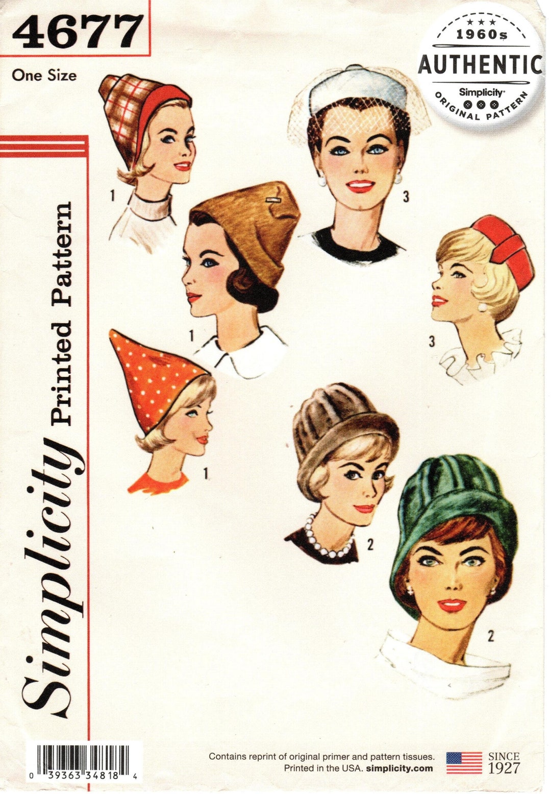Simplicity Sewing Pattern 4677 Misses' 60's Retro Collection of Women's ...