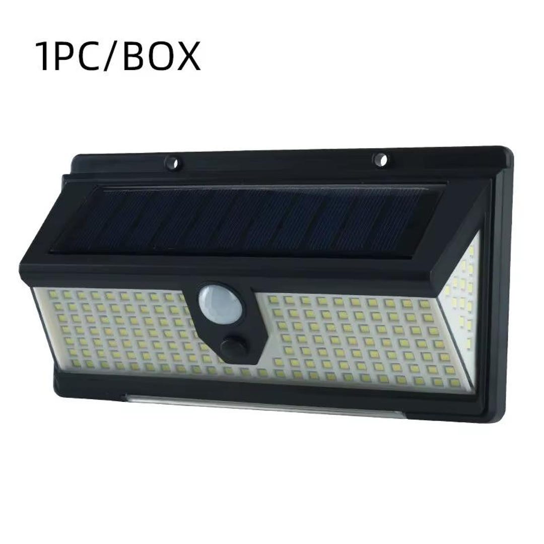New 190 Light Red and Blue Warning Light Solar Wall Light Human Sensor ...