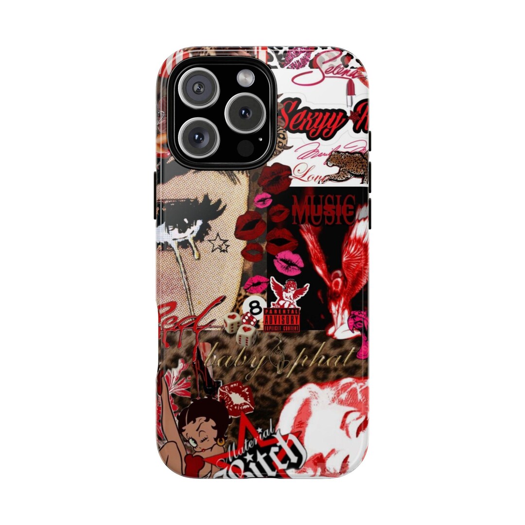 Collage Pop Art Tough Case | iPhone Protective Phone Case - Etsy