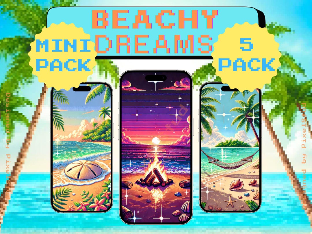 Tropical Beach Theme iPhone Wallpapers Pack – 5-pack High-resolution ...