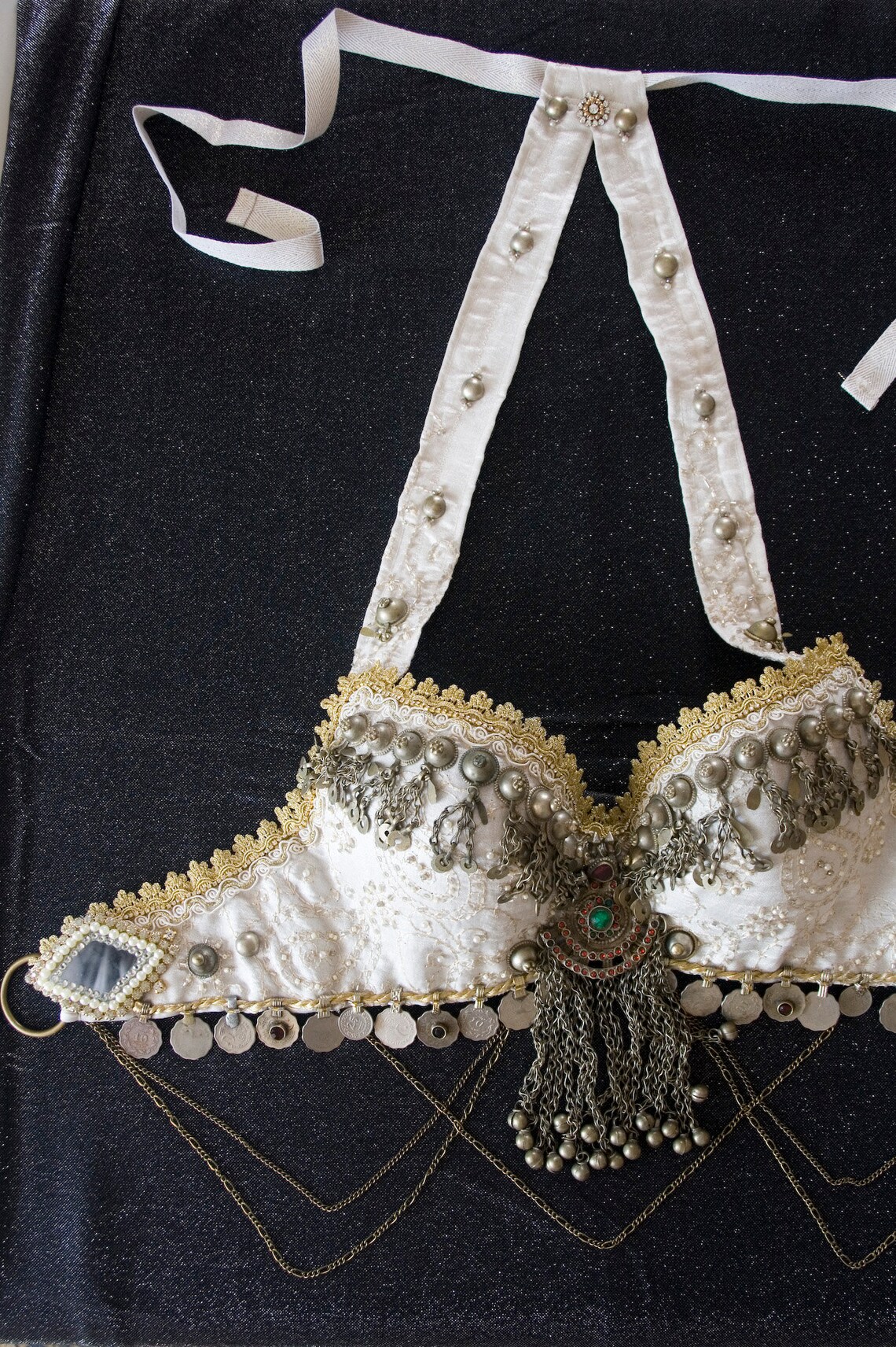 CUSTOM BRA Costume Tribal Fusion Bellydance Bespoke - Etsy