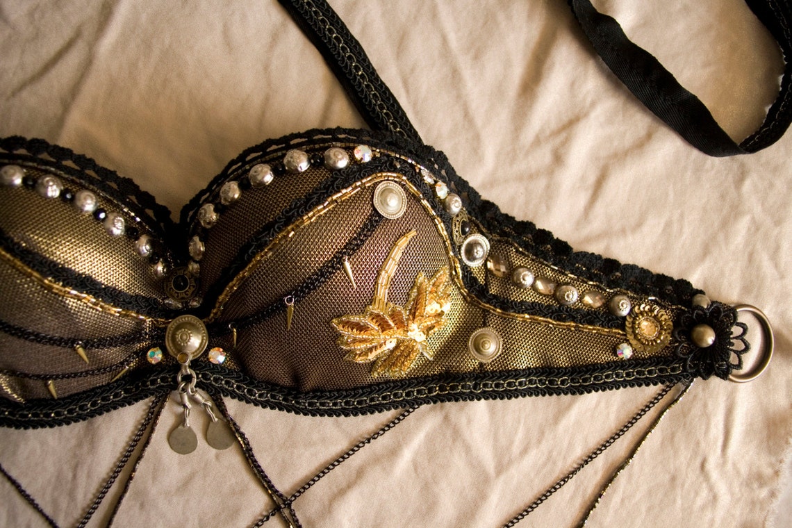 CUSTOM BRA Costume Tribal Fusion Bellydance Bespoke | Etsy