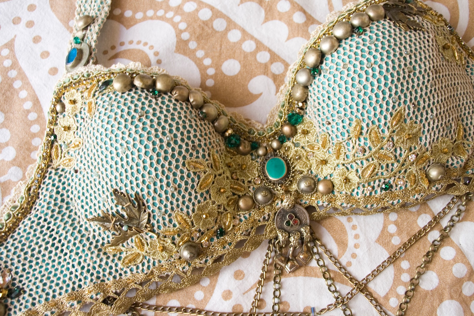 CUSTOM BRA Costume Tribal Fusion Bellydance Bespoke - Etsy