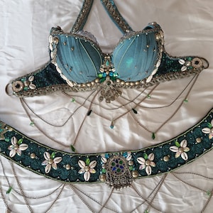 CUSTOM Bra and Belt Set - Fusion Bellydance Costume - Bespoke Dance ...