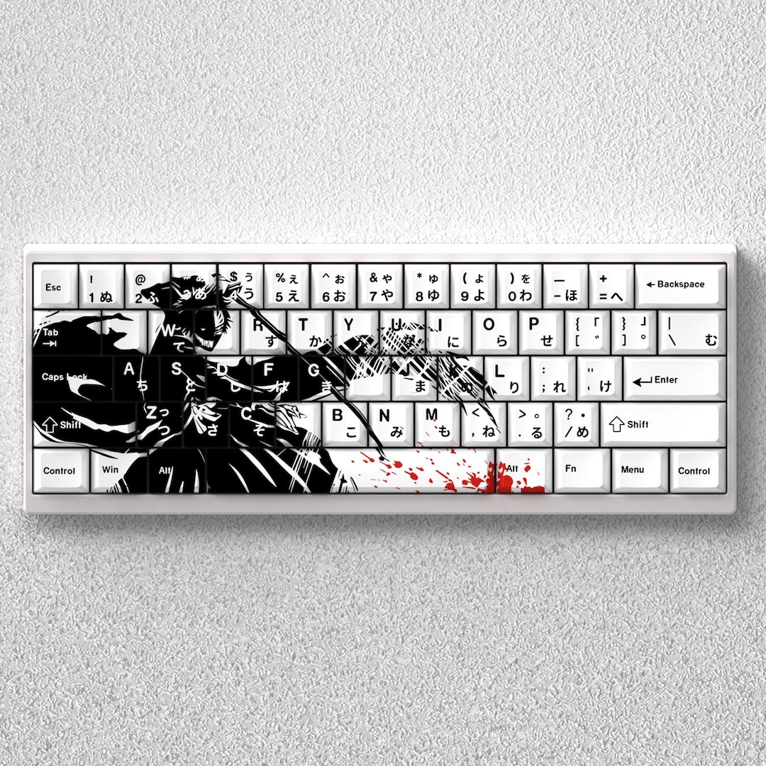 73 Keys Kurosaki Ichigo Bleach Keycaps - Etsy