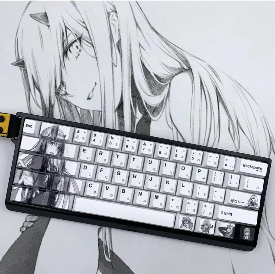 Zero Two Keycaps Darling - Etsy