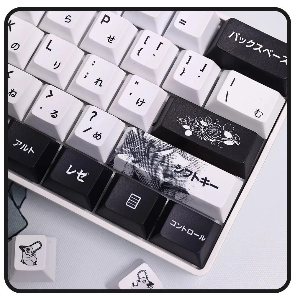 Chainsaw Man Reze Keycaps - Etsy