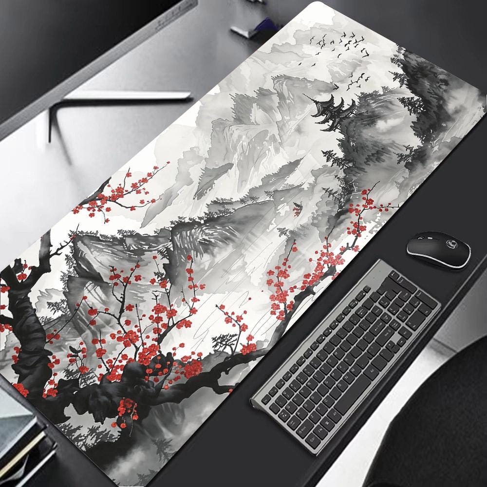 Scenic Mouse Pad Large Anti-slip Rubber Gaming Mouse Pad Durable Desk ...