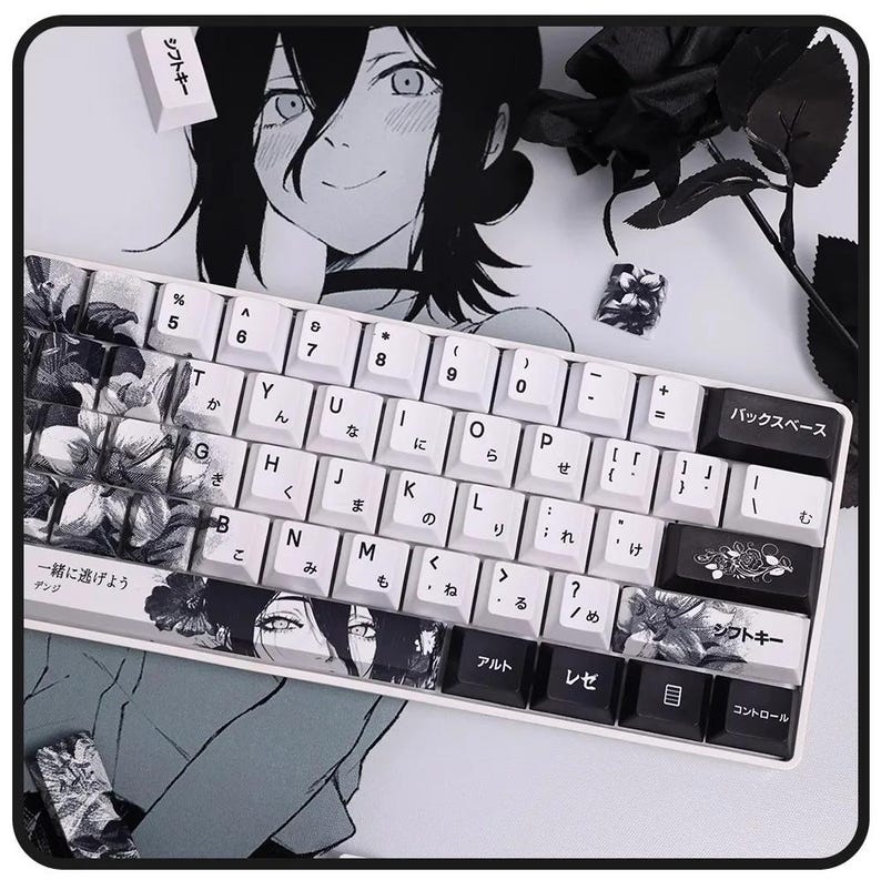 Chainsaw Man Reze Keycaps - Etsy