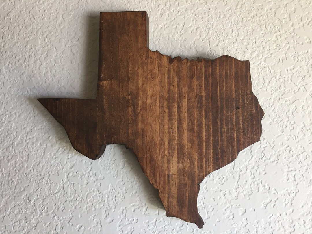 Texas Wood Sign - State Wall Decor - Etsy