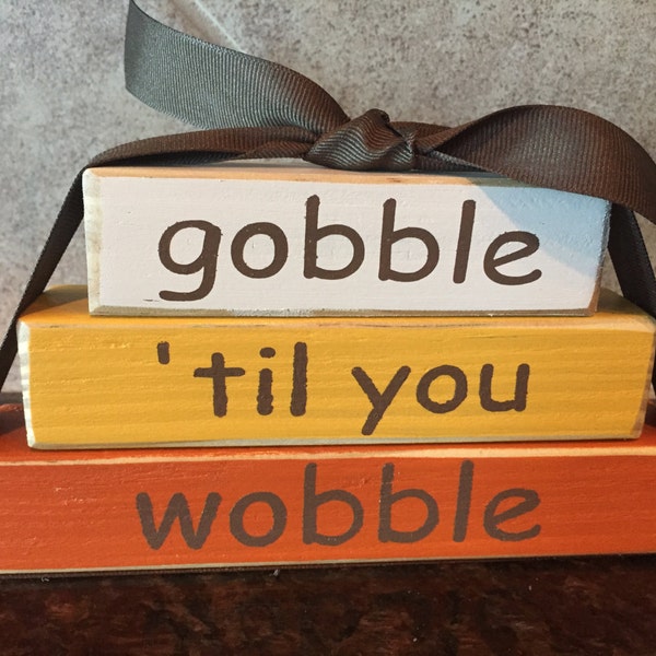 Gobble Blocks - Etsy