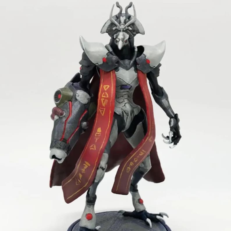 Metroid Raven Beak Figure • Metroid Game Statue • Leader of the Mawkin ...