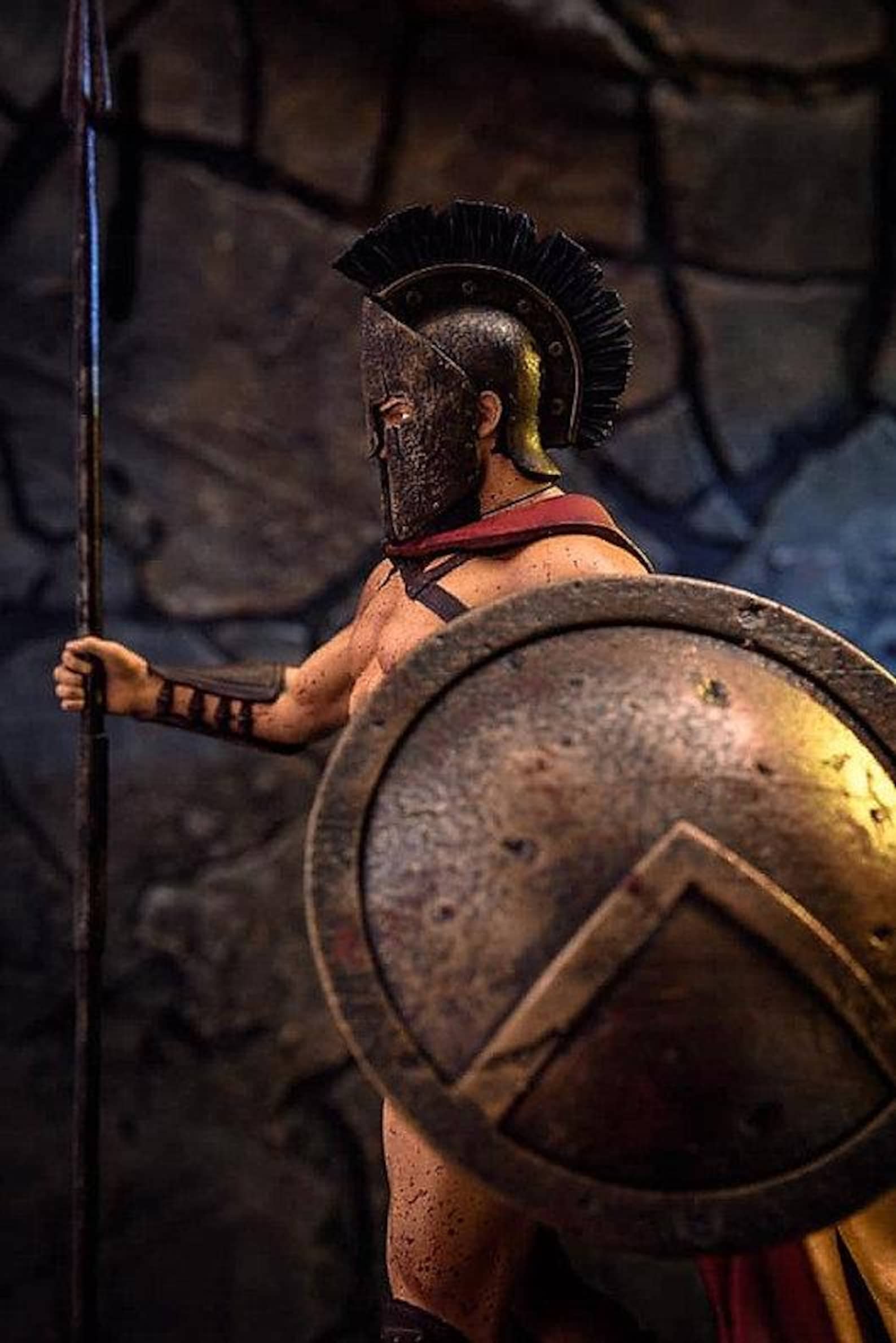 Leonidas 3D Printed Figure | Collectible Figurine | 25-35-45cm | Handpainted Statue | Greek ...