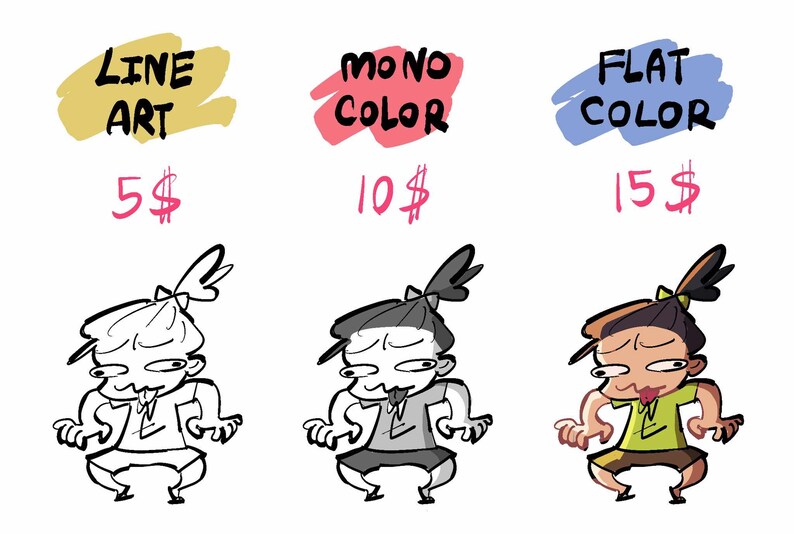 Cute Chibi Pngtubers and Meme Art | Simple and Fun Drawings - Etsy