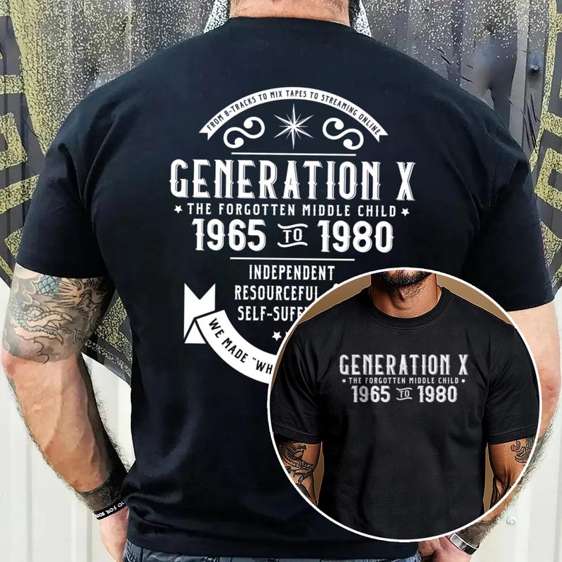 Gen X PNG, Generation X PNG, Funny 1980s Birthday Gift, Proud Gen X Tee ...