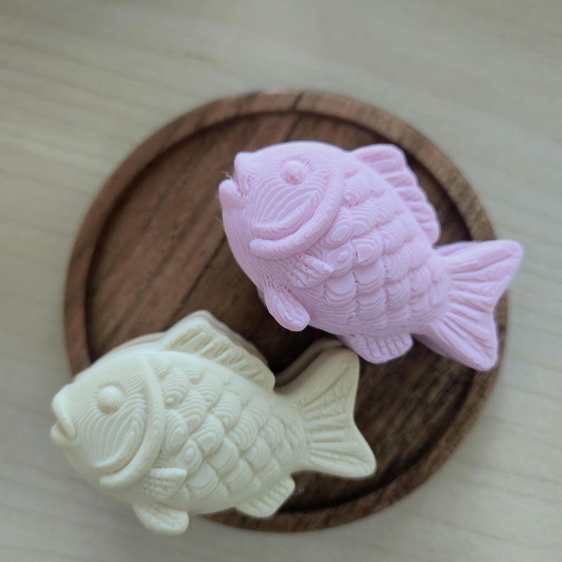 Taiyaki Fish Pancake Clicker | 3D Print Fidget Keychain - Etsy